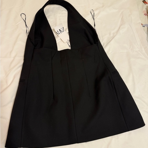 Zara | Dresses | Zara Black Backless Halter Dress | Poshmark